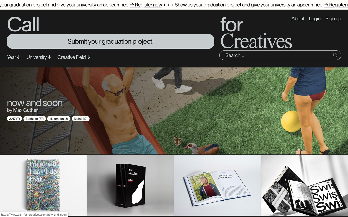 Call for Creatives - Fonts In Use