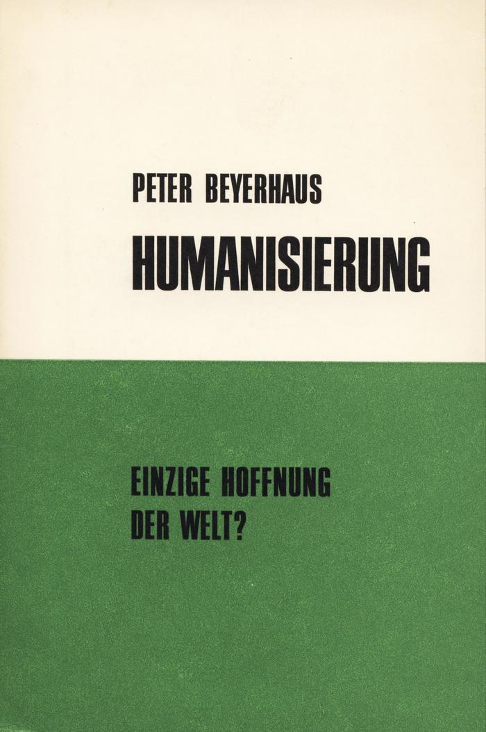 Humanisierung by Peter Beyerhaus - Fonts In Use
