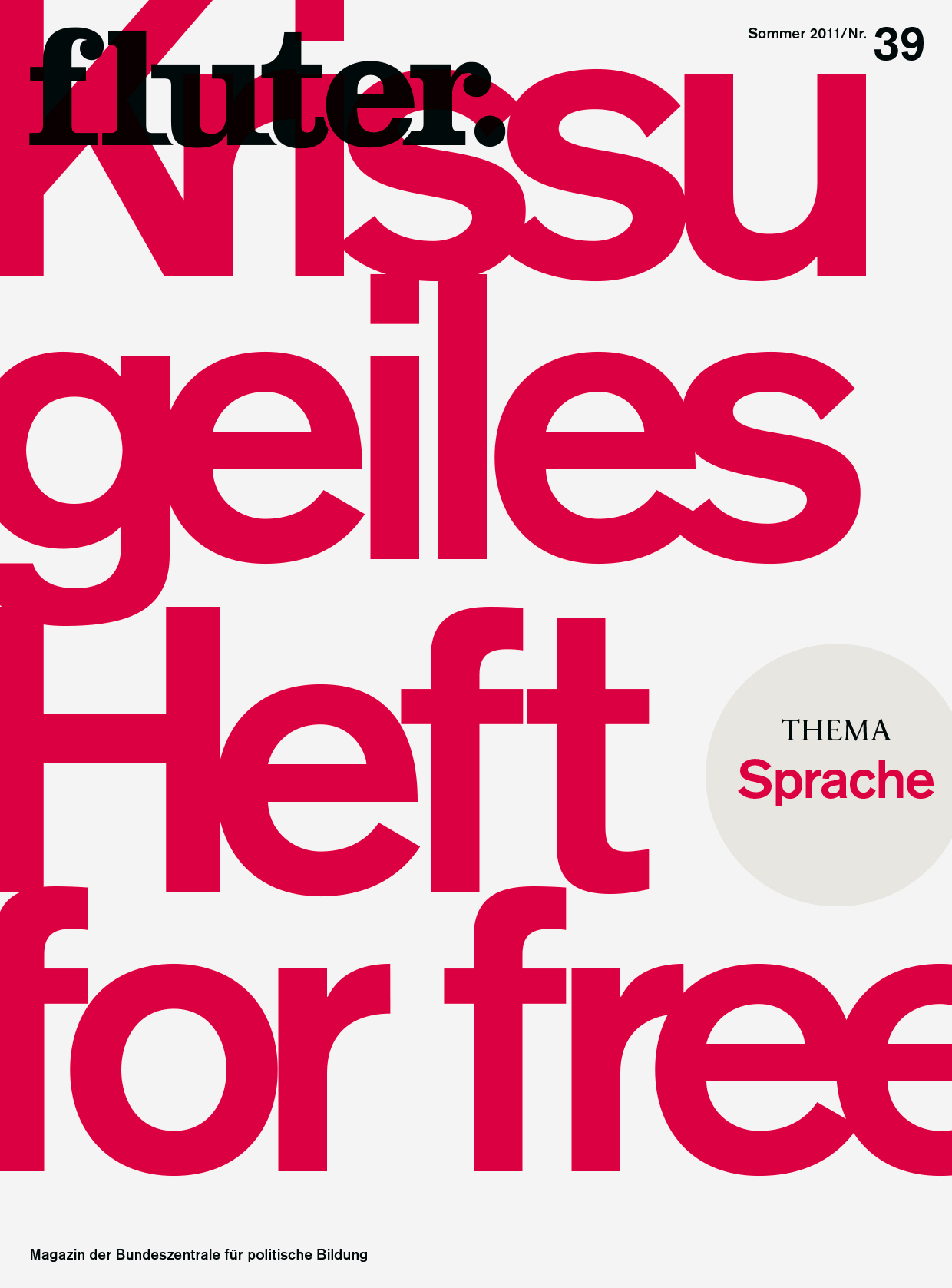 Fluter magazine - Fonts In Use
