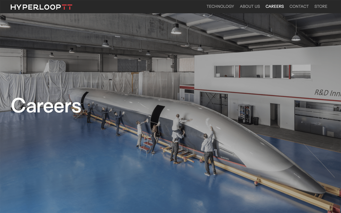 Hyperloop TT website - Fonts In Use