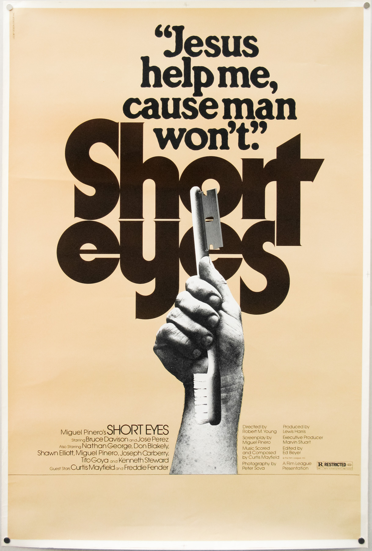 Short Eyes (1977) movie posters - Fonts In Use