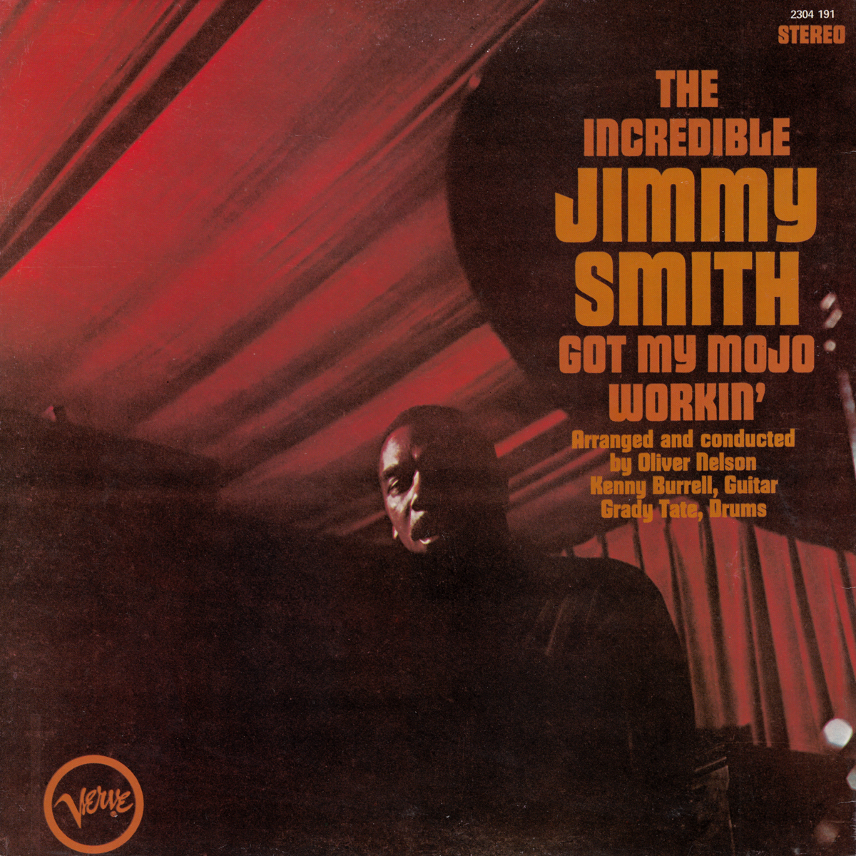 The Incredible Jimmy Smith – Got My Mojo Workin’ album art - Fonts In Use