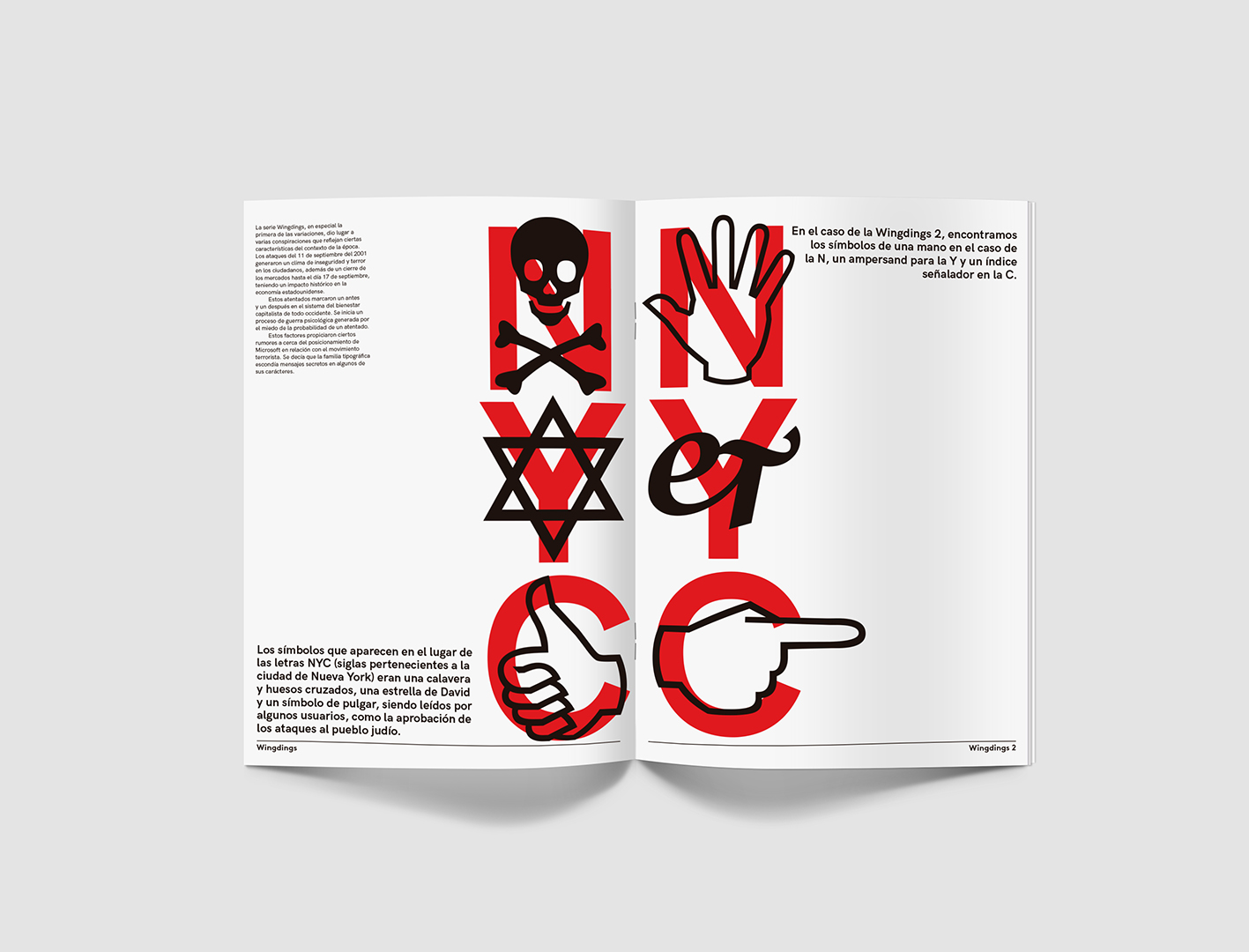 Wingdings & Wingdings 2. Explicades en HK Grotesk - Fonts In Use