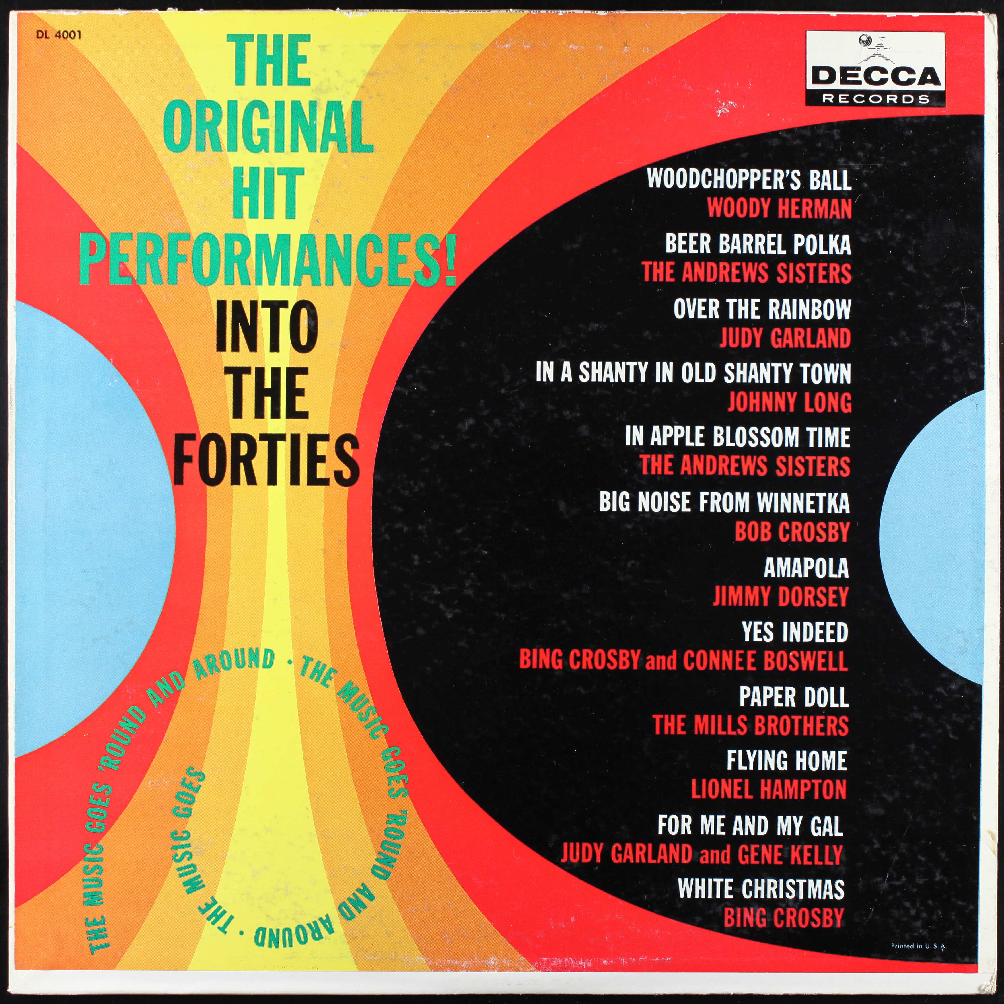 The Original Hit Performances!, Decca Records - Fonts In Use