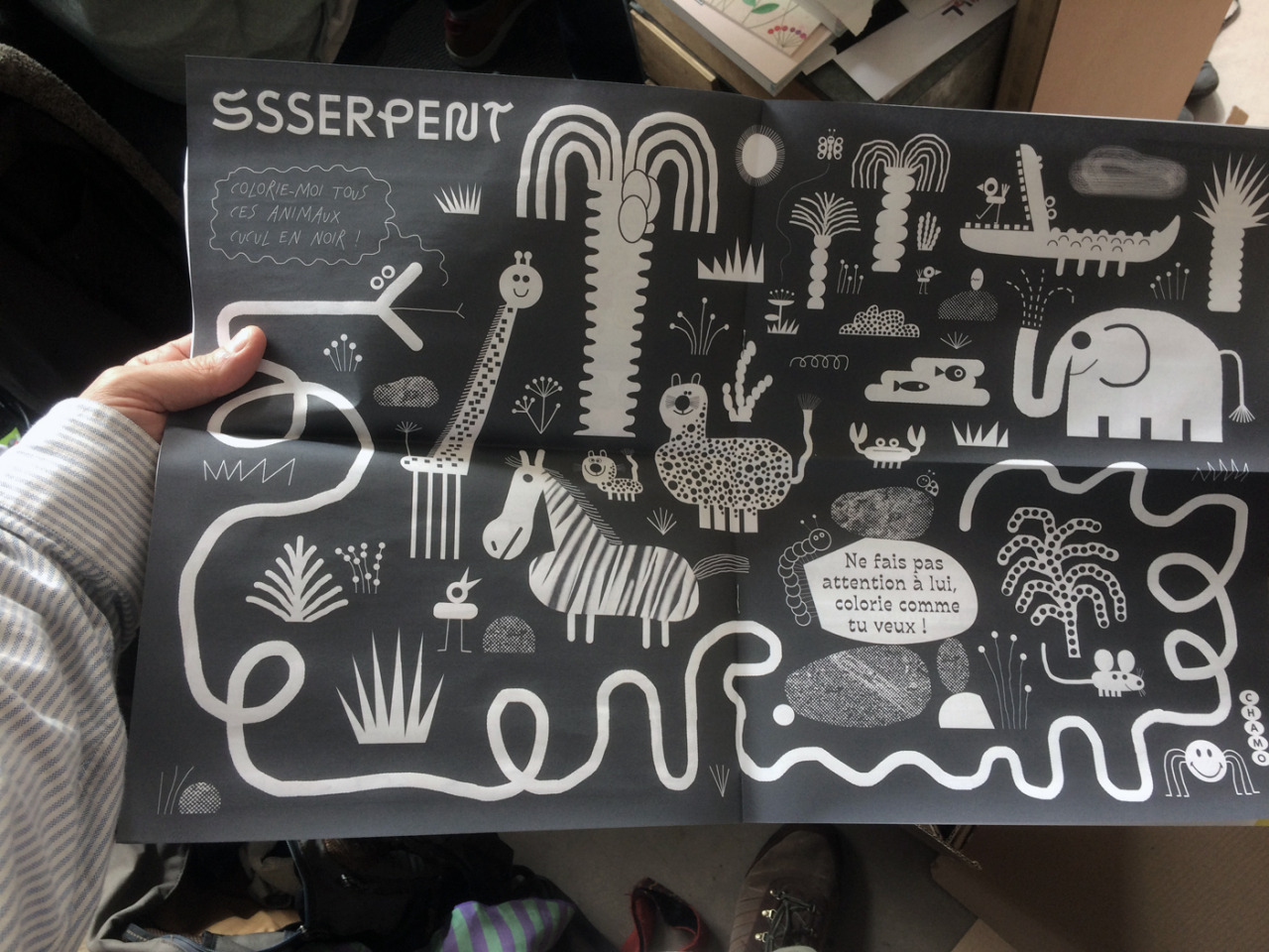Ssserpent coloring book - Fonts In Use
