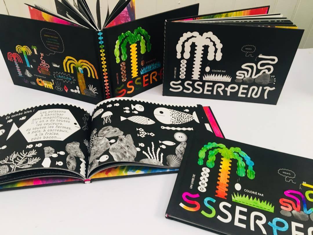 Ssserpent coloring book - Fonts In Use