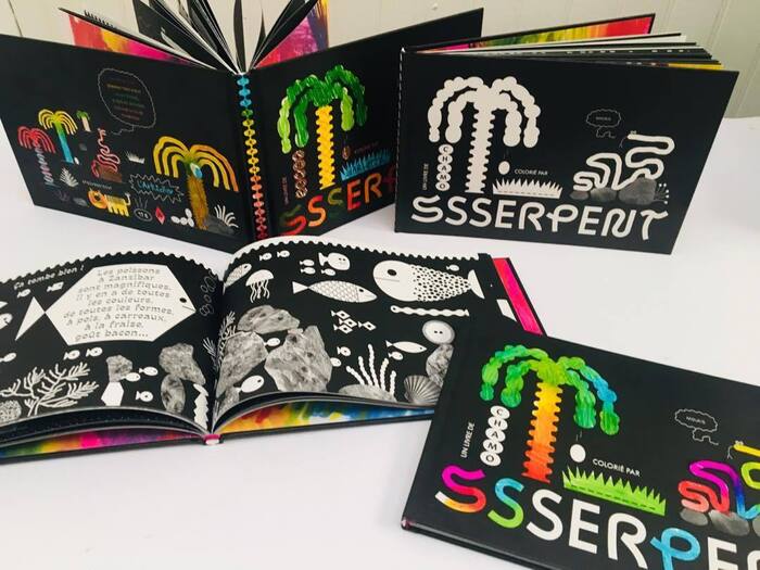 Ssserpent coloring book - Fonts In Use