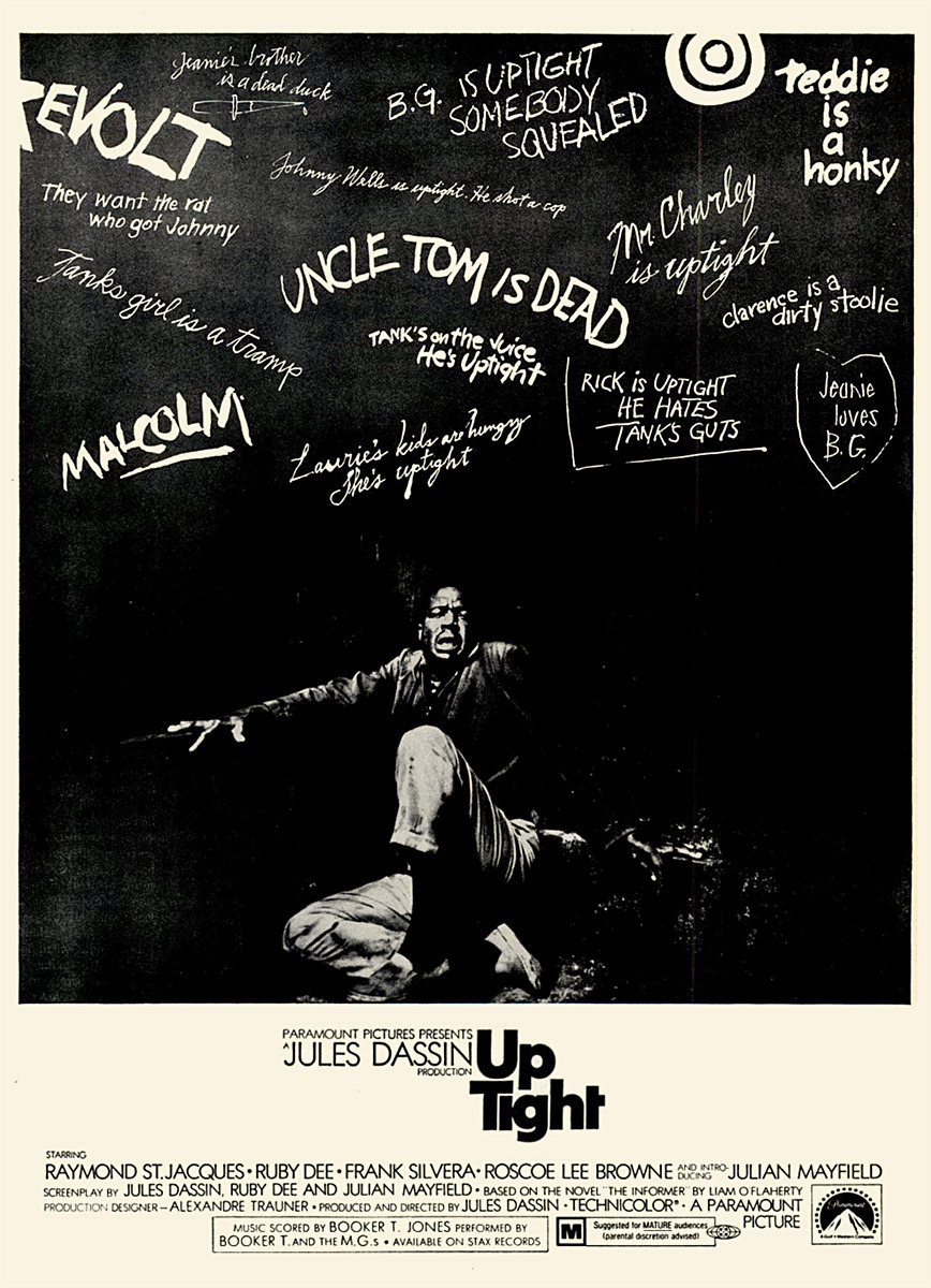 Up Tight (1968) movie poster - Fonts In Use