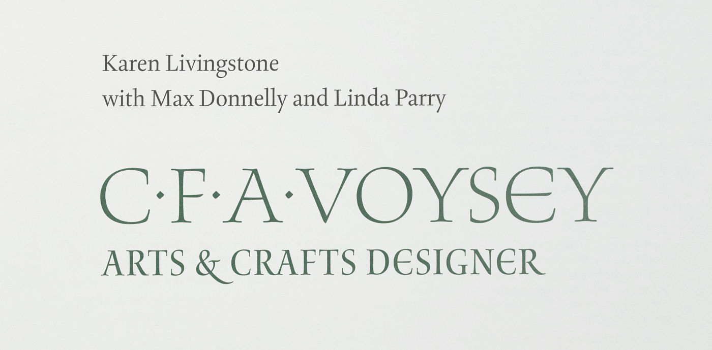 CFA Voysey · Arts & Crafts Designer - Fonts In Use