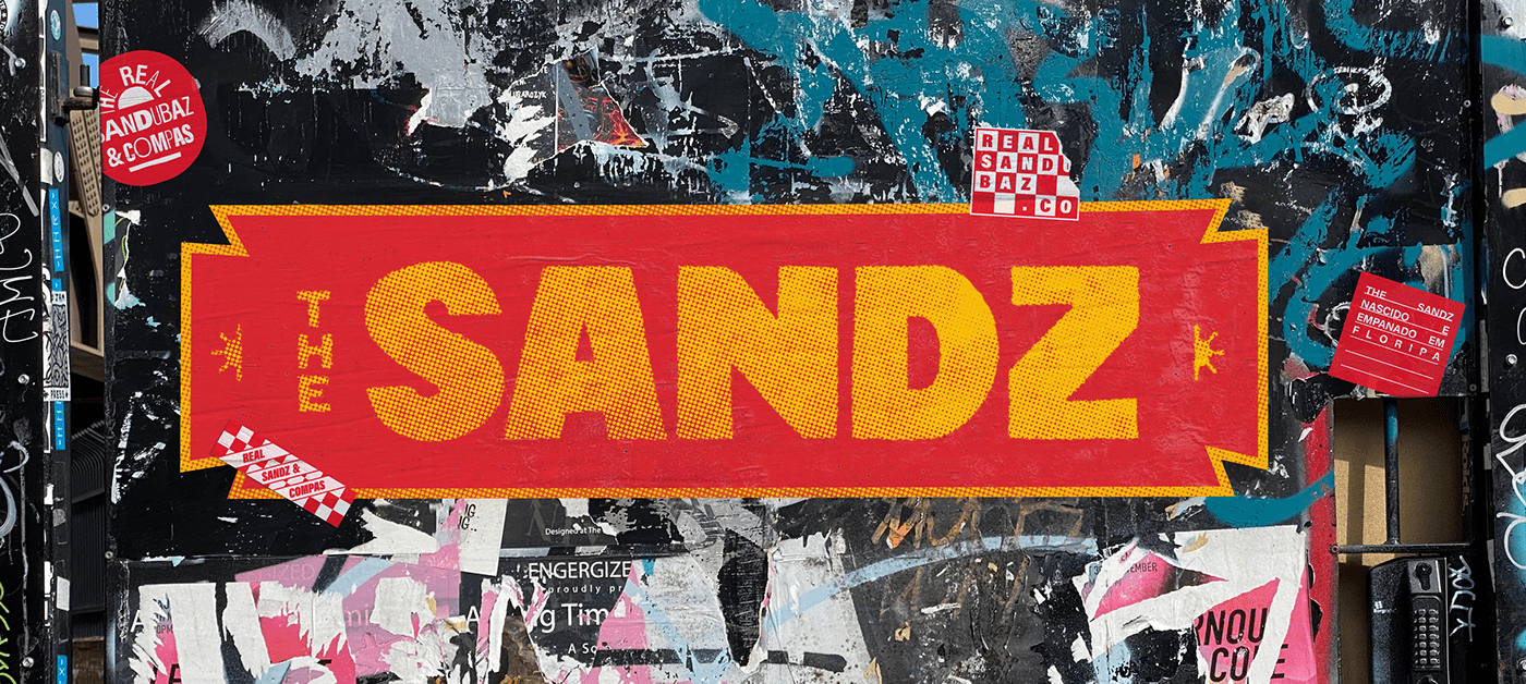 The Sandz identity - Fonts In Use