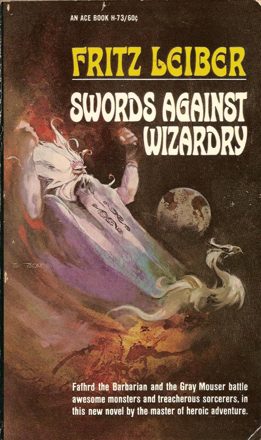 Fafhrd & The Gray Mouser book series by Fritz Leiber (Ace) - Fonts In Use