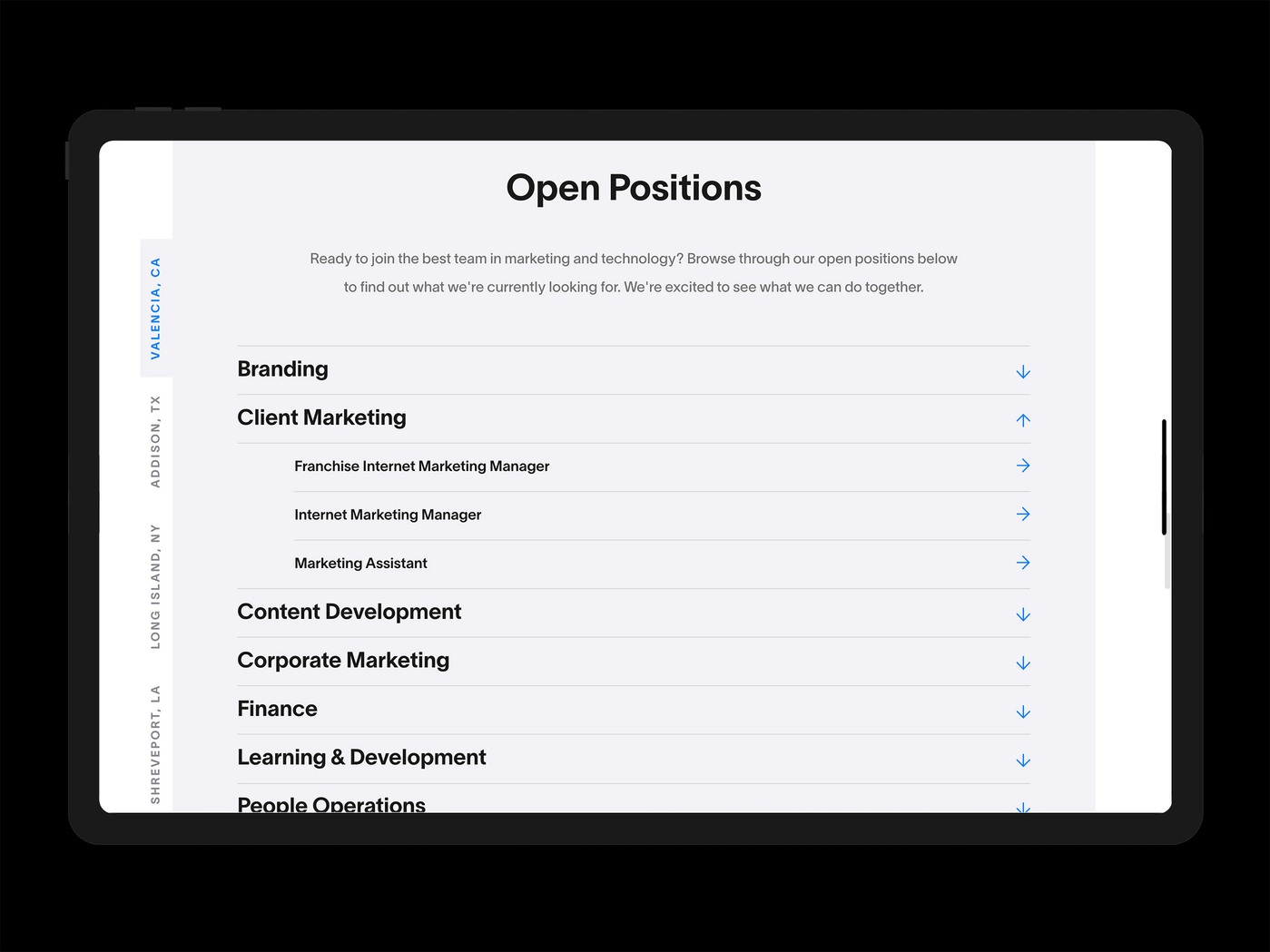 Scorpion Inc. website - Fonts In Use