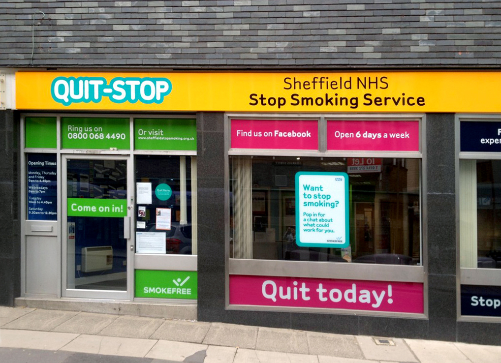 NHS Smokefree Campaign - Fonts In Use
