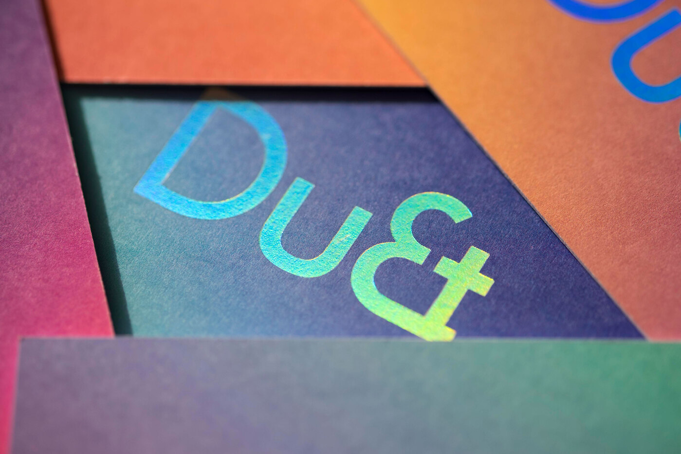DuEt brand identity - Fonts In Use