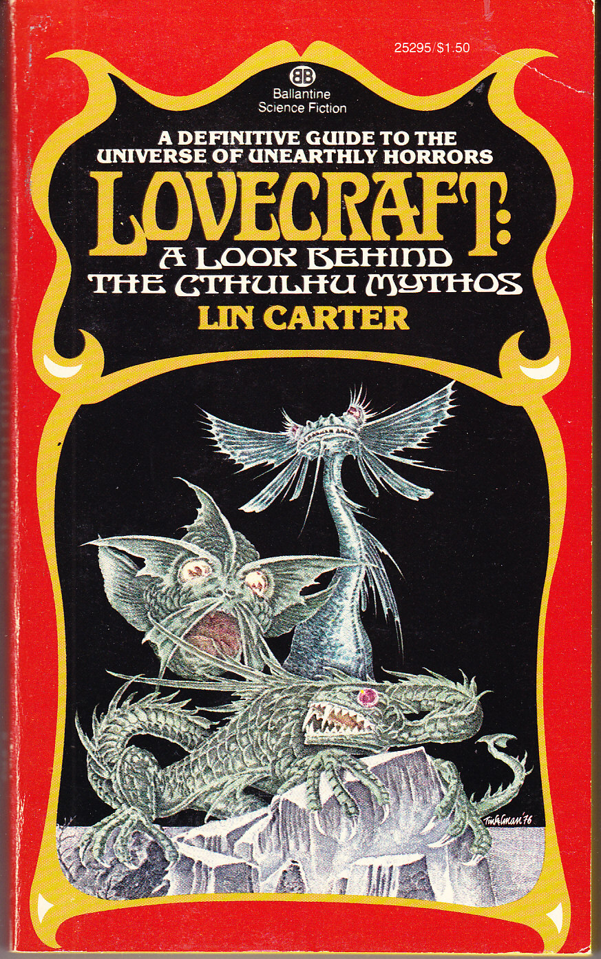 H.P. Lovecraft / Cthulhu Mythos paperback covers (Ballantine, 1976 ...