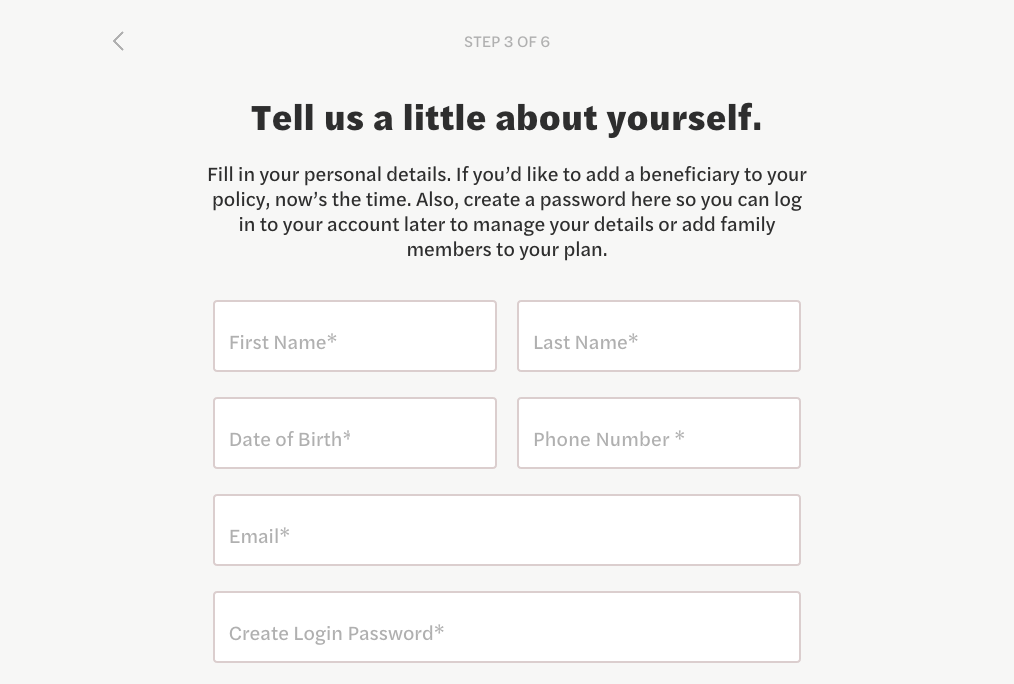 Life By Spot website - Fonts In Use