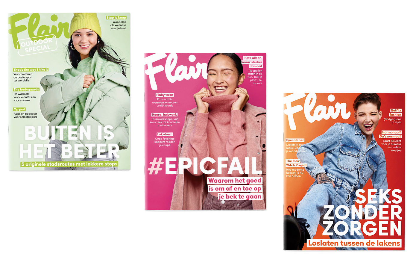 Flair magazine 2020/2021 - Fonts In Use