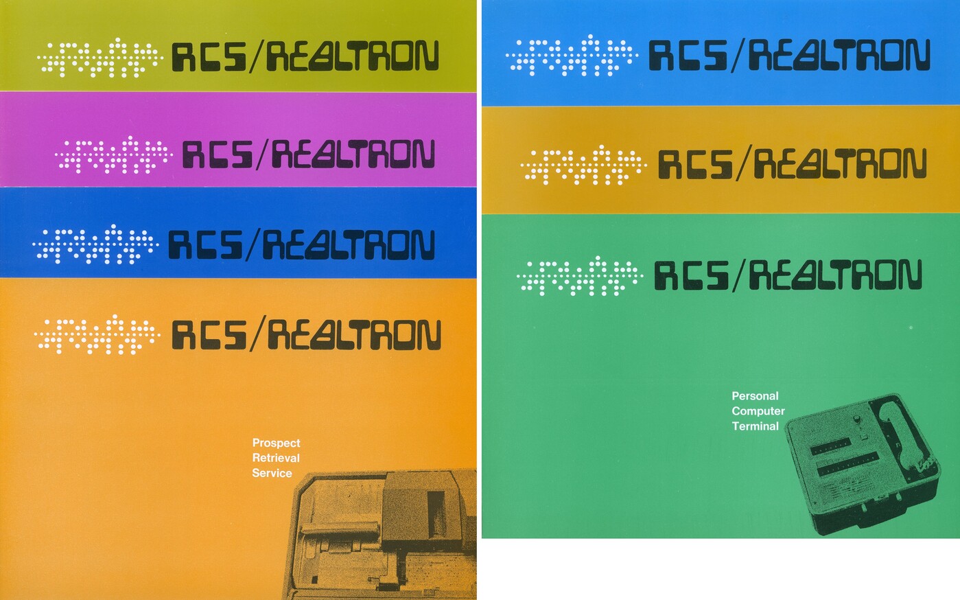 RCS/Realtron logo and brochures - Fonts In Use