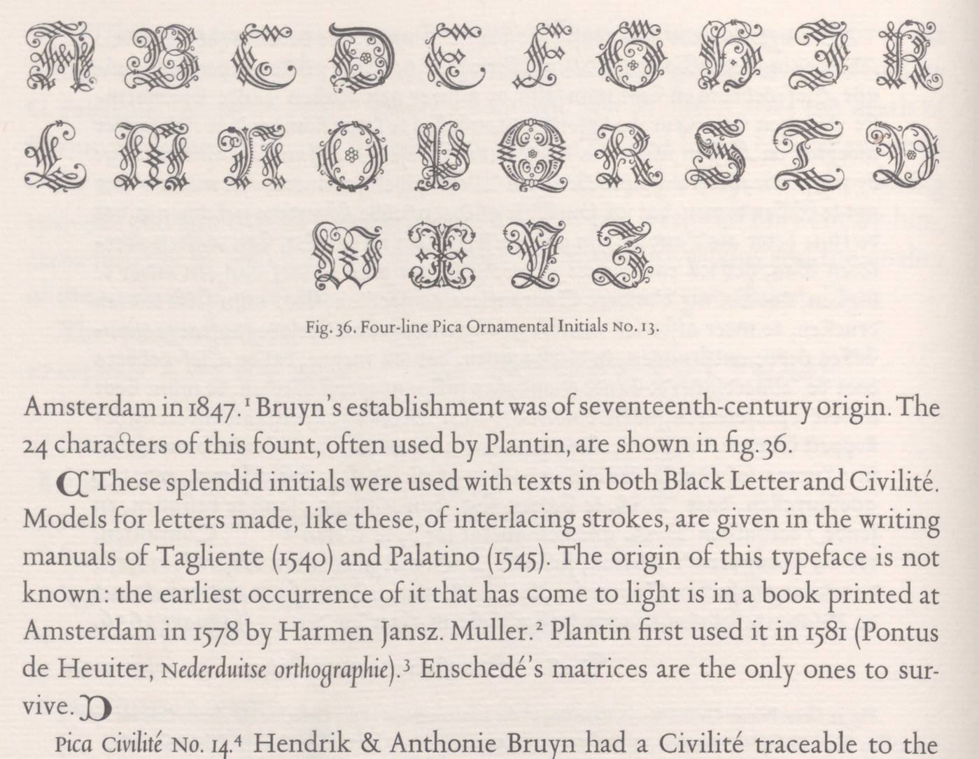 Typefoundries in the Netherlands by Charles Enschedé (1978) - Fonts In Use