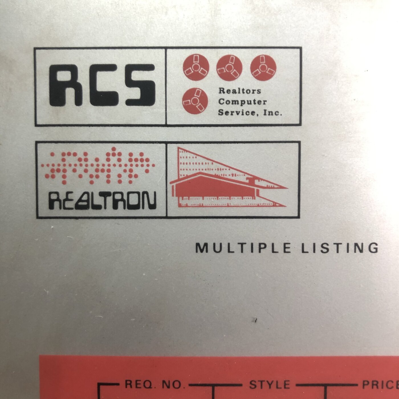 RCS/Realtron logo and brochures - Fonts In Use