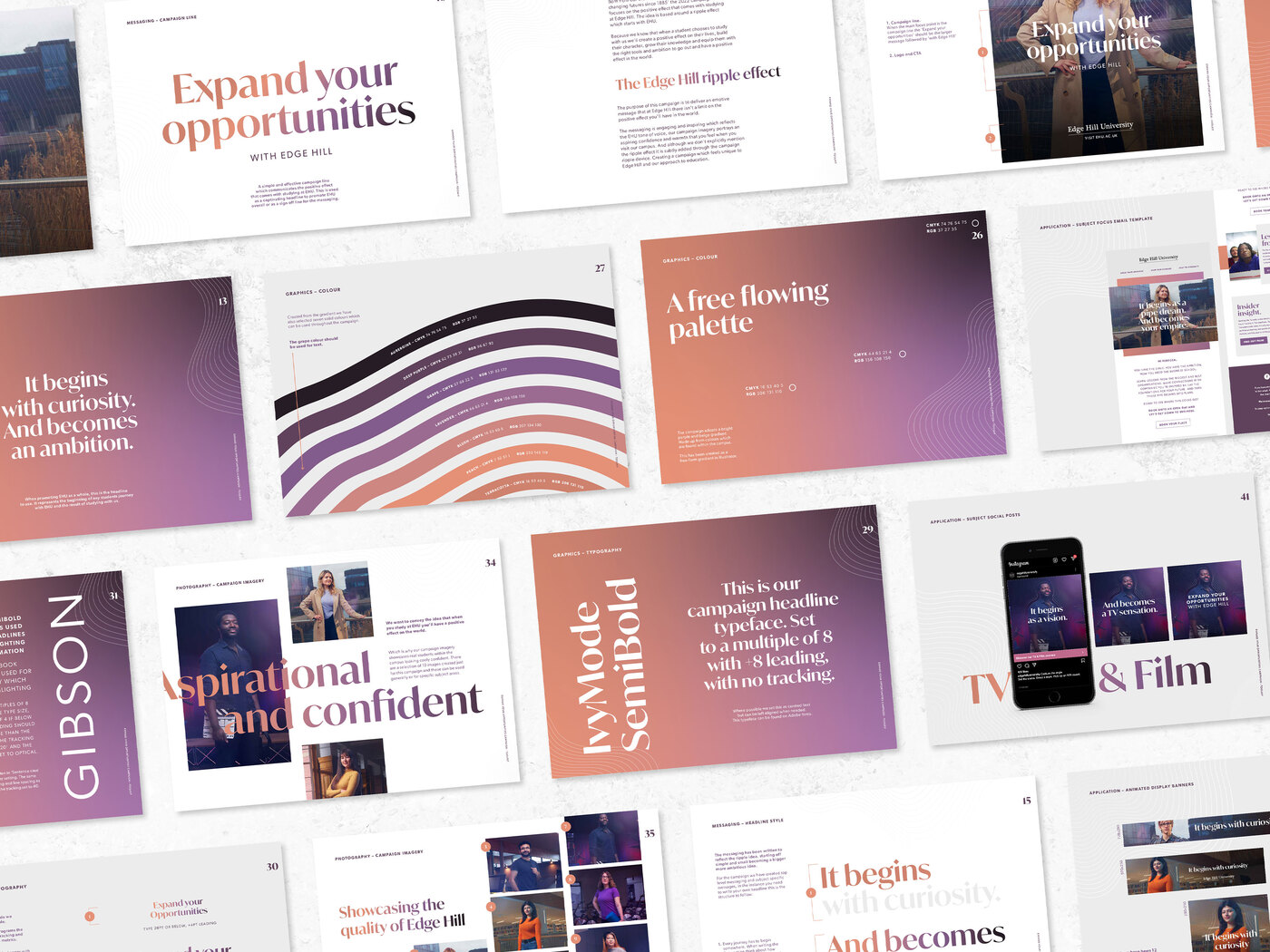 Expand your opportunities campaign - Fonts In Use