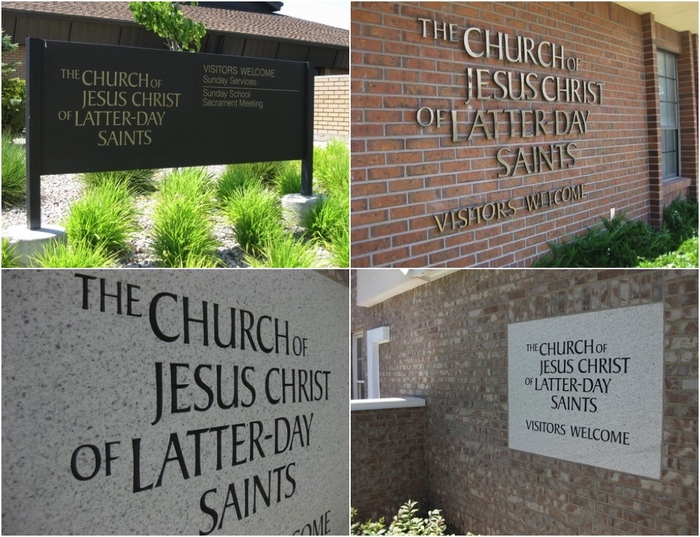 LDS Church Logo, 1974–1995 - Fonts In Use