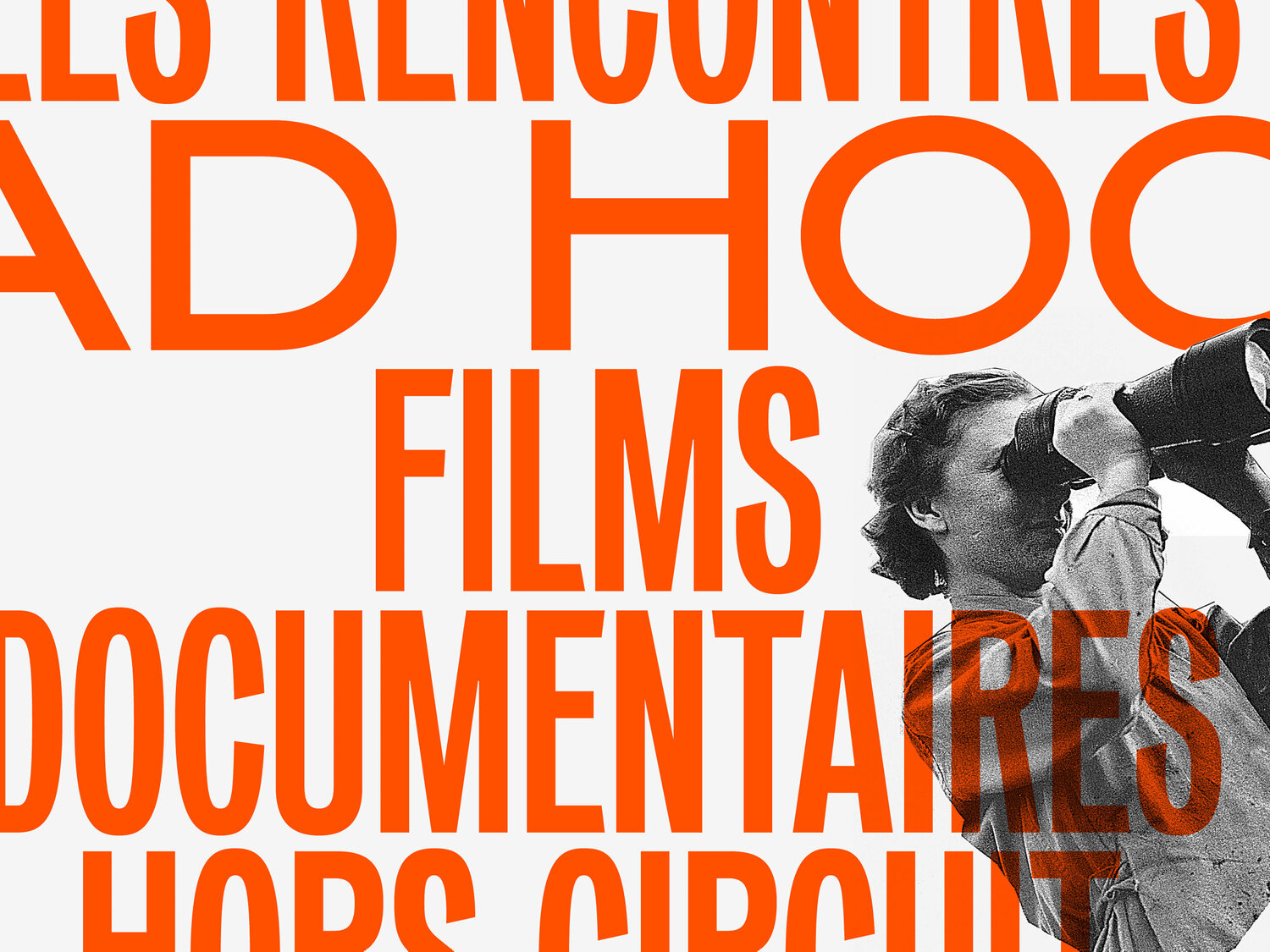 Les Rencontres Ad Hoc 2019 festival poster - Fonts In Use