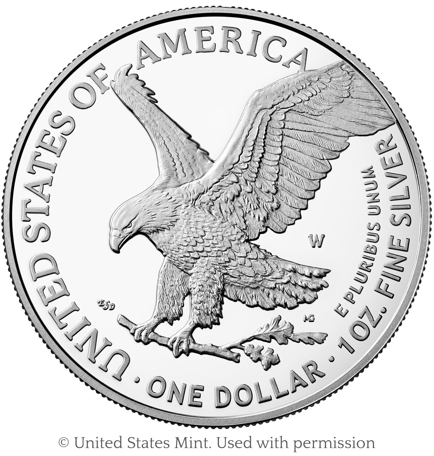 American Eagle silver coin - Fonts In Use