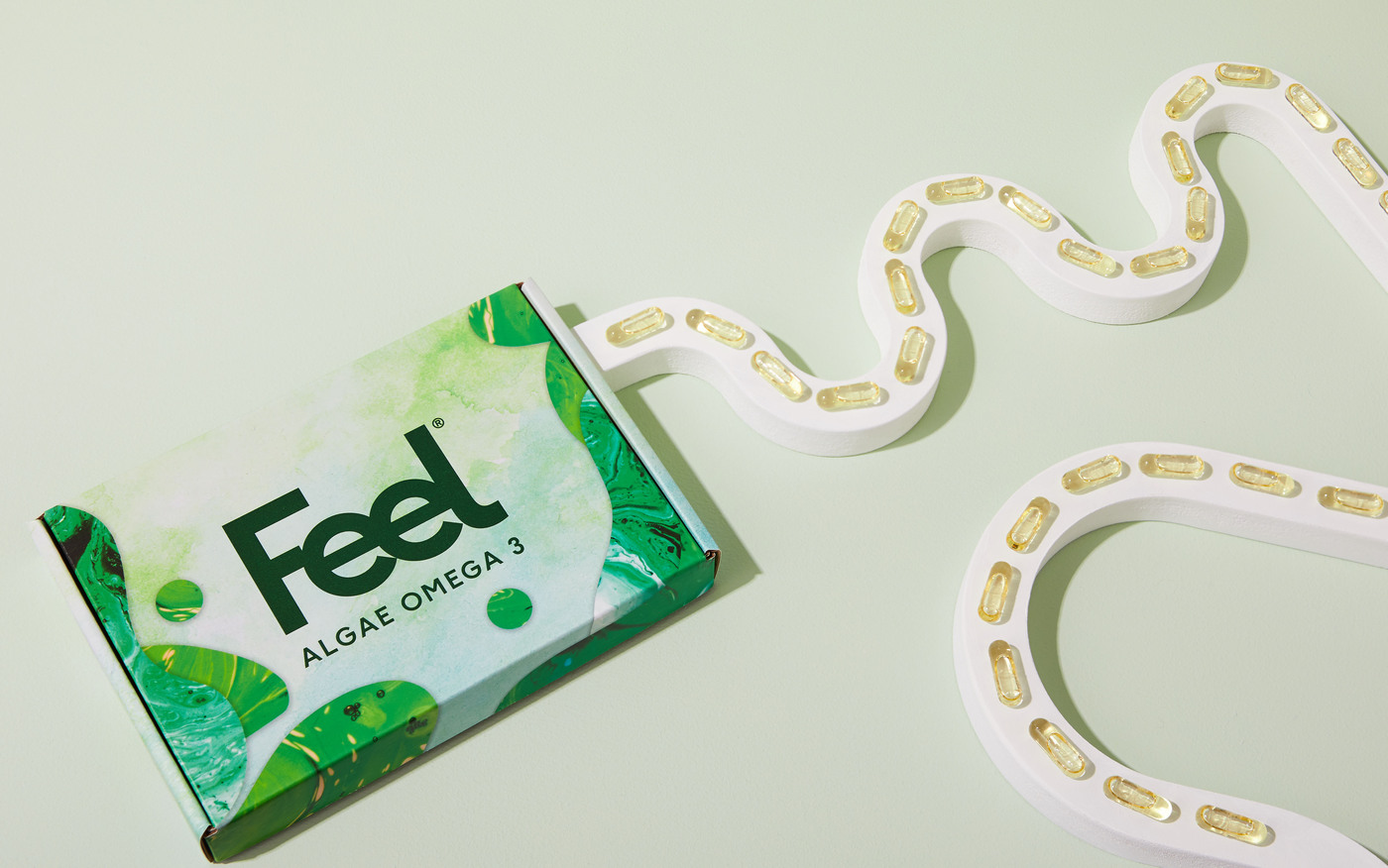 Feel brand identity - Fonts In Use