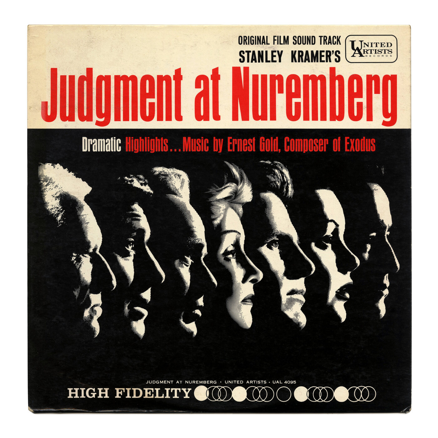 Judgment at Nuremberg movie posters and soundtrack album art - Fonts In Use