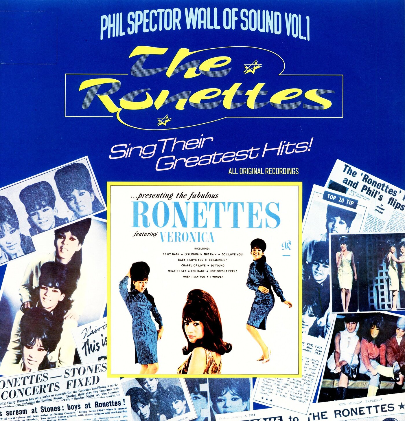 The Ronettes – Sing Their Greatest Hits album art - Fonts In Use