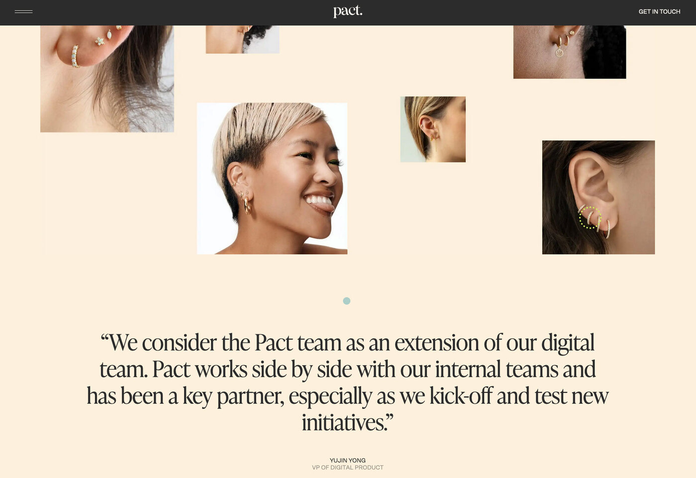 Pact website - Fonts In Use