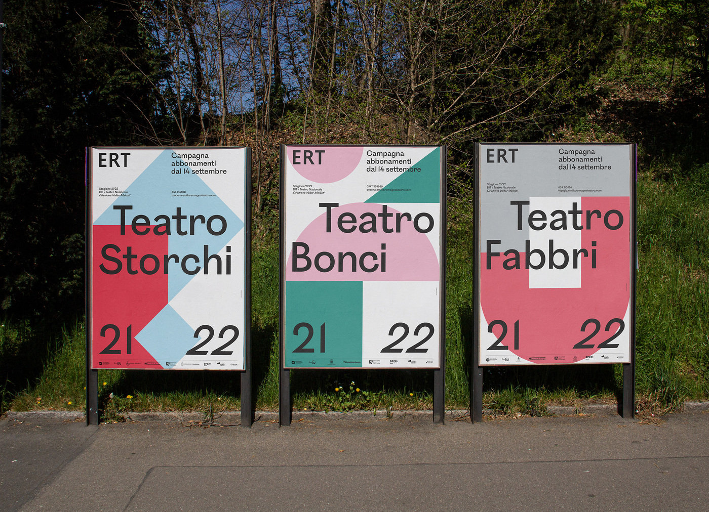 ERT Emilia Romagna Teatro, 2021/2022 season - Fonts In Use