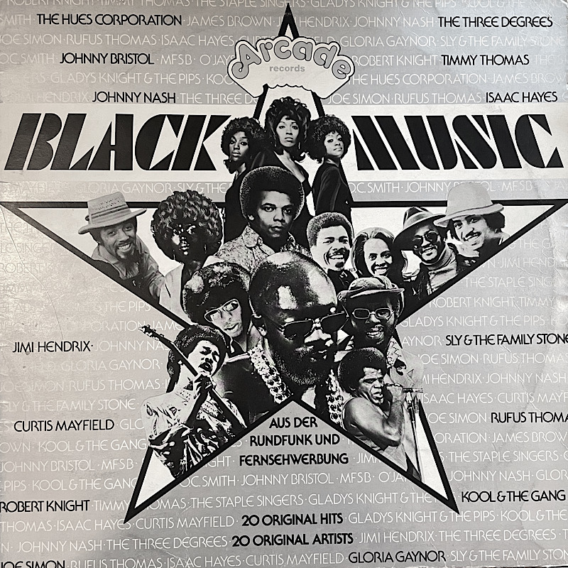 Various Artists – Black Music album art - Fonts In Use