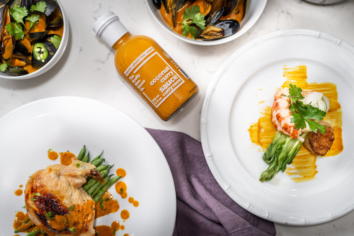 The Really Nice Sauce Co. - Fonts In Use
