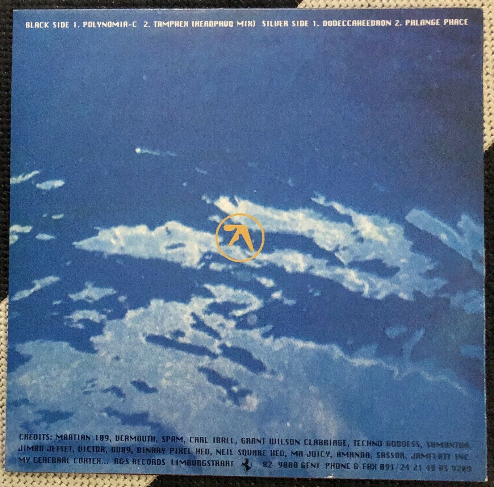 Aphex Twin – Xylem Tube EP cover - Fonts In Use