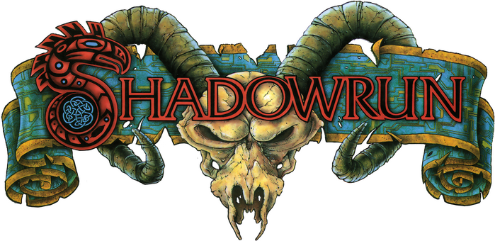 Shadowrun logo and books - Fonts In Use
