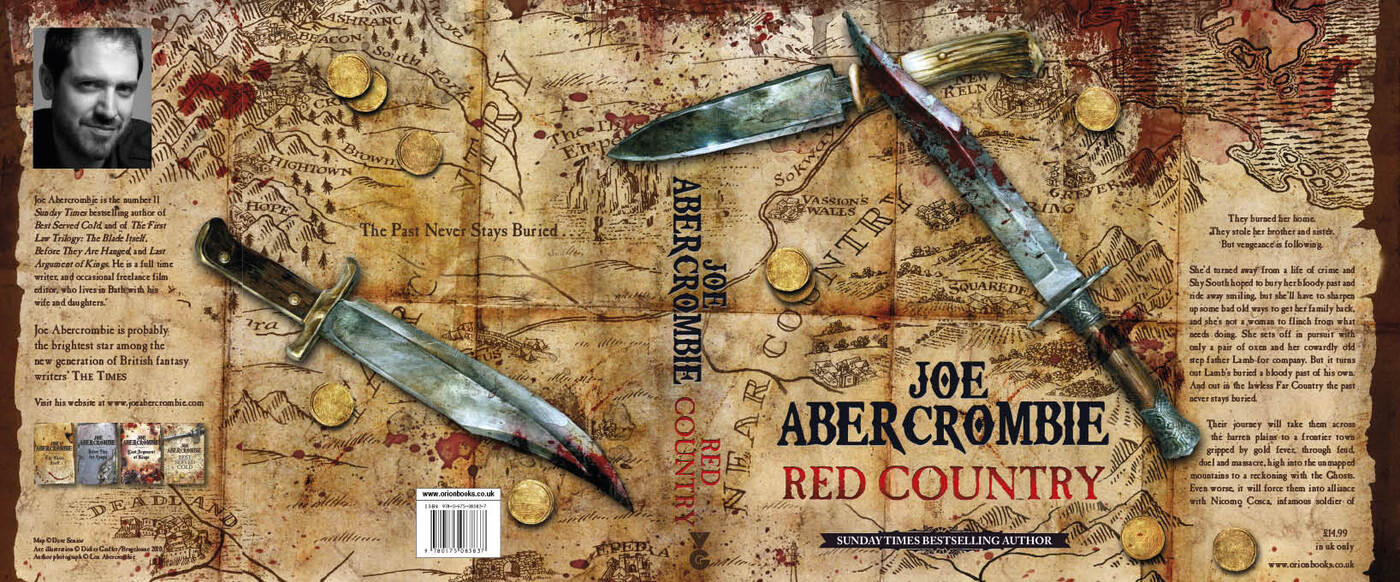 Red Country by Joe Abercrombie - Fonts In Use