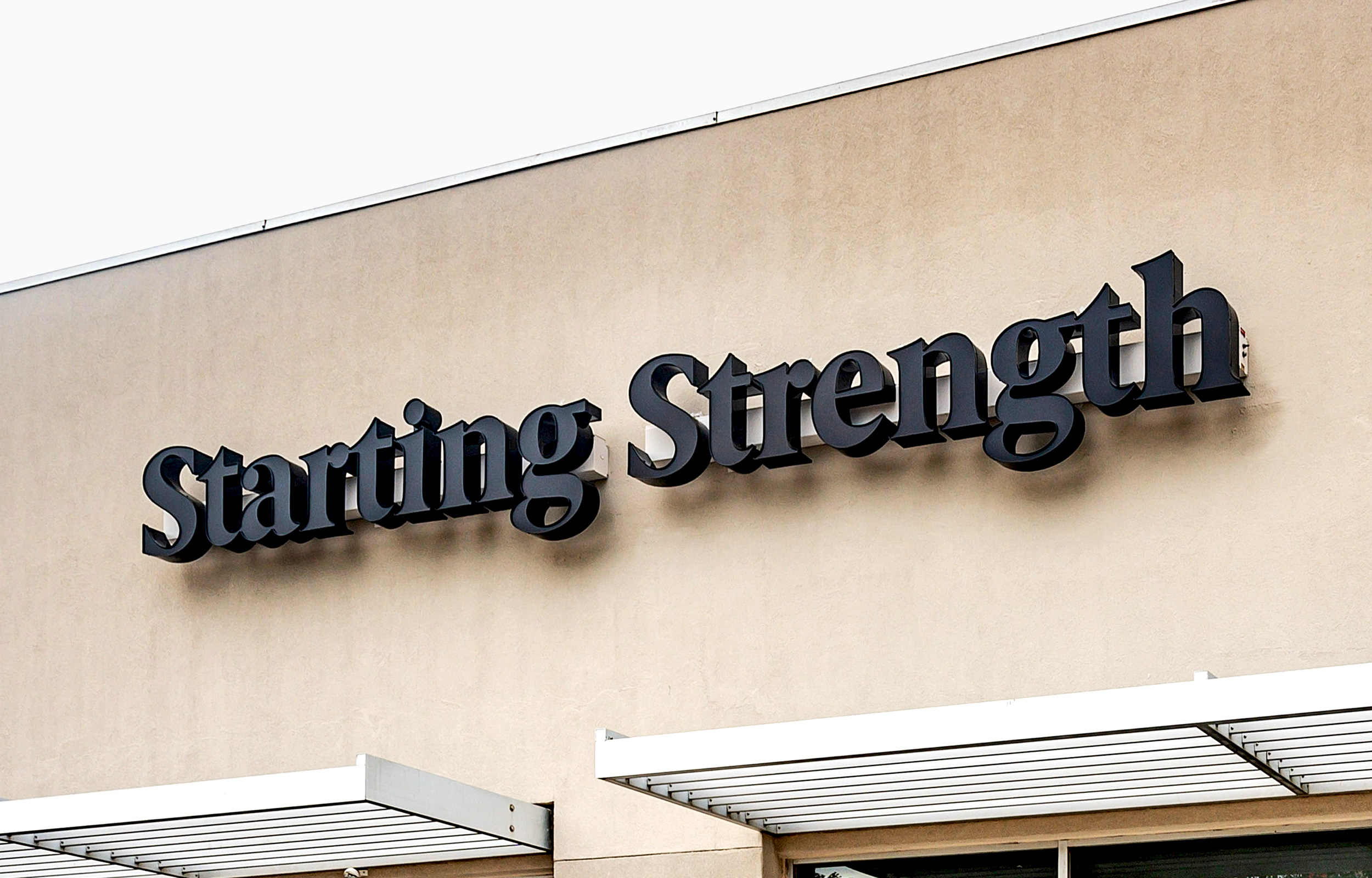 Starting Strength visual identity - Fonts In Use