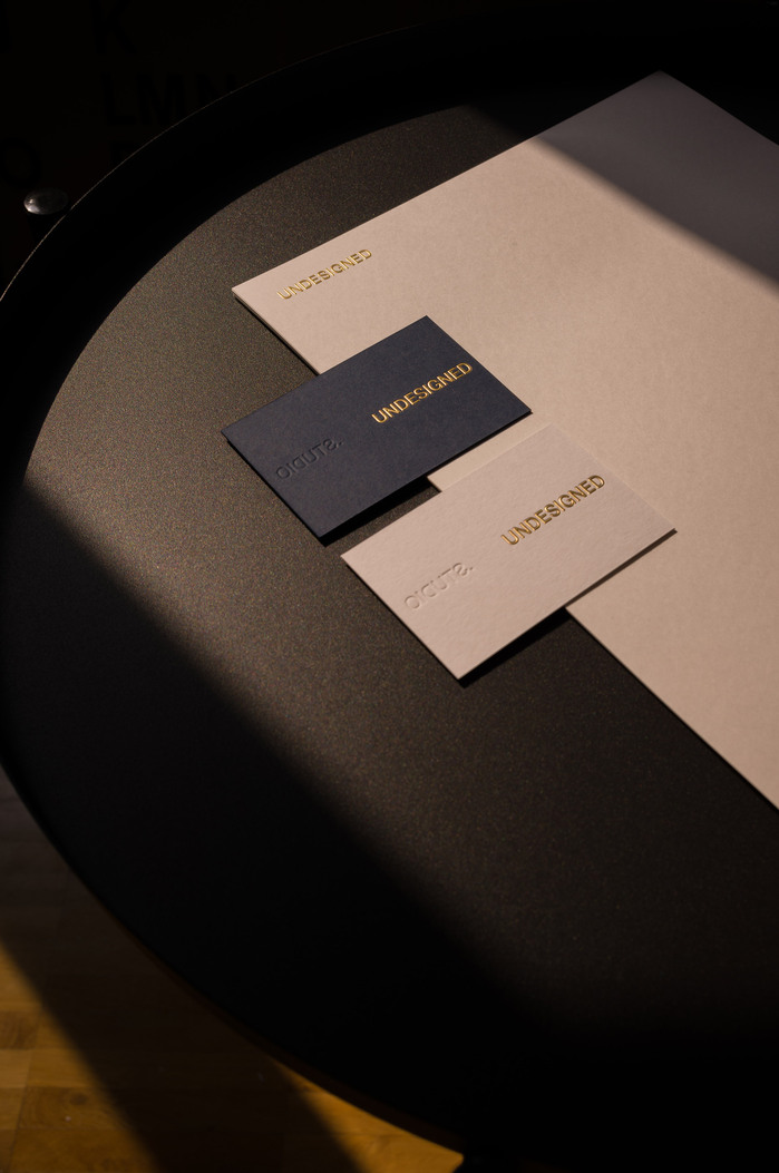 UNDESIGNED Studio visual identity - Fonts In Use