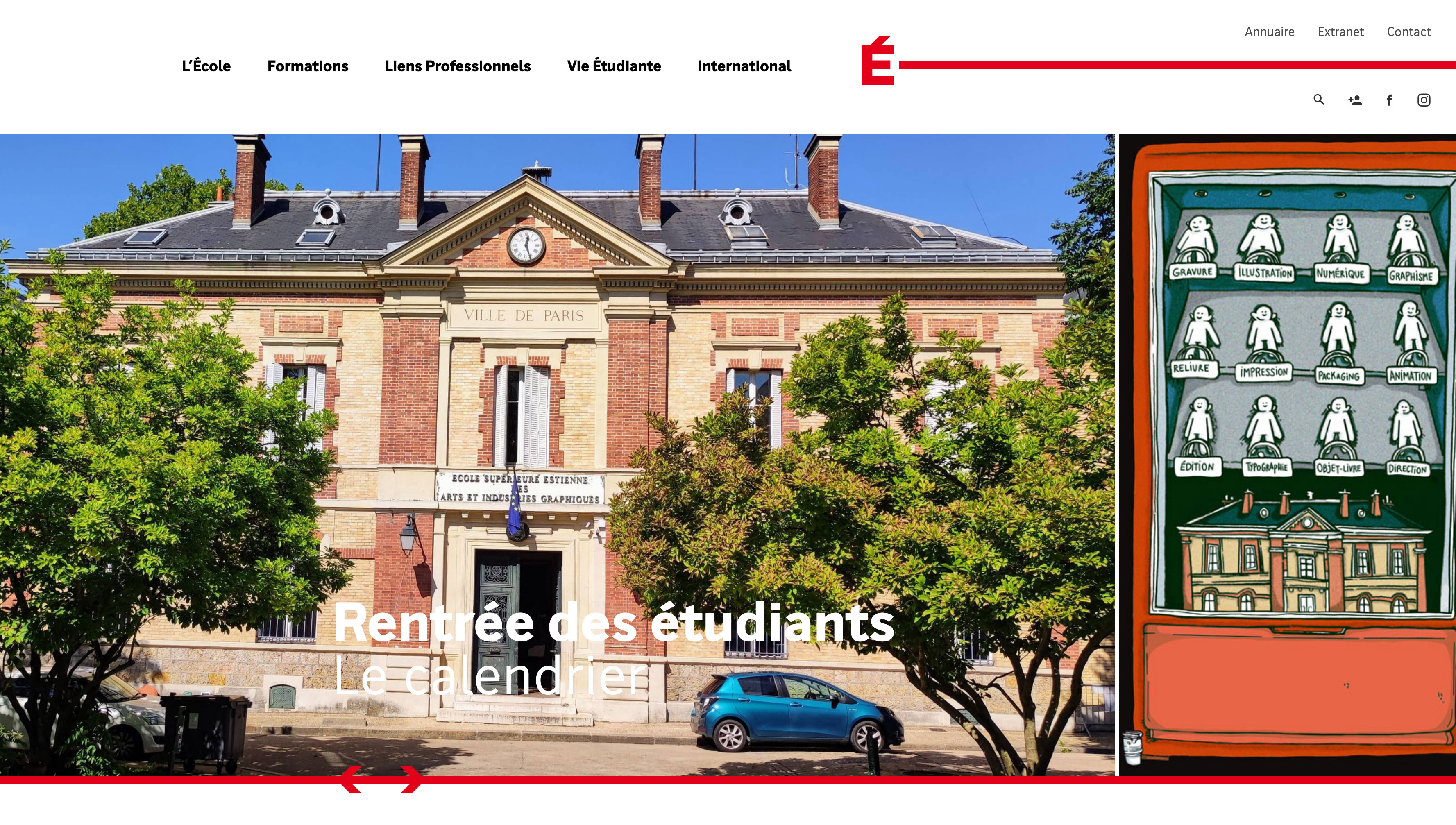 École Estienne visual identity - Fonts In Use