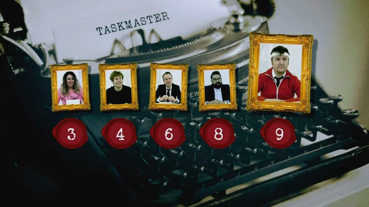 Taskmaster (2015–) titles and graphics - Fonts In Use