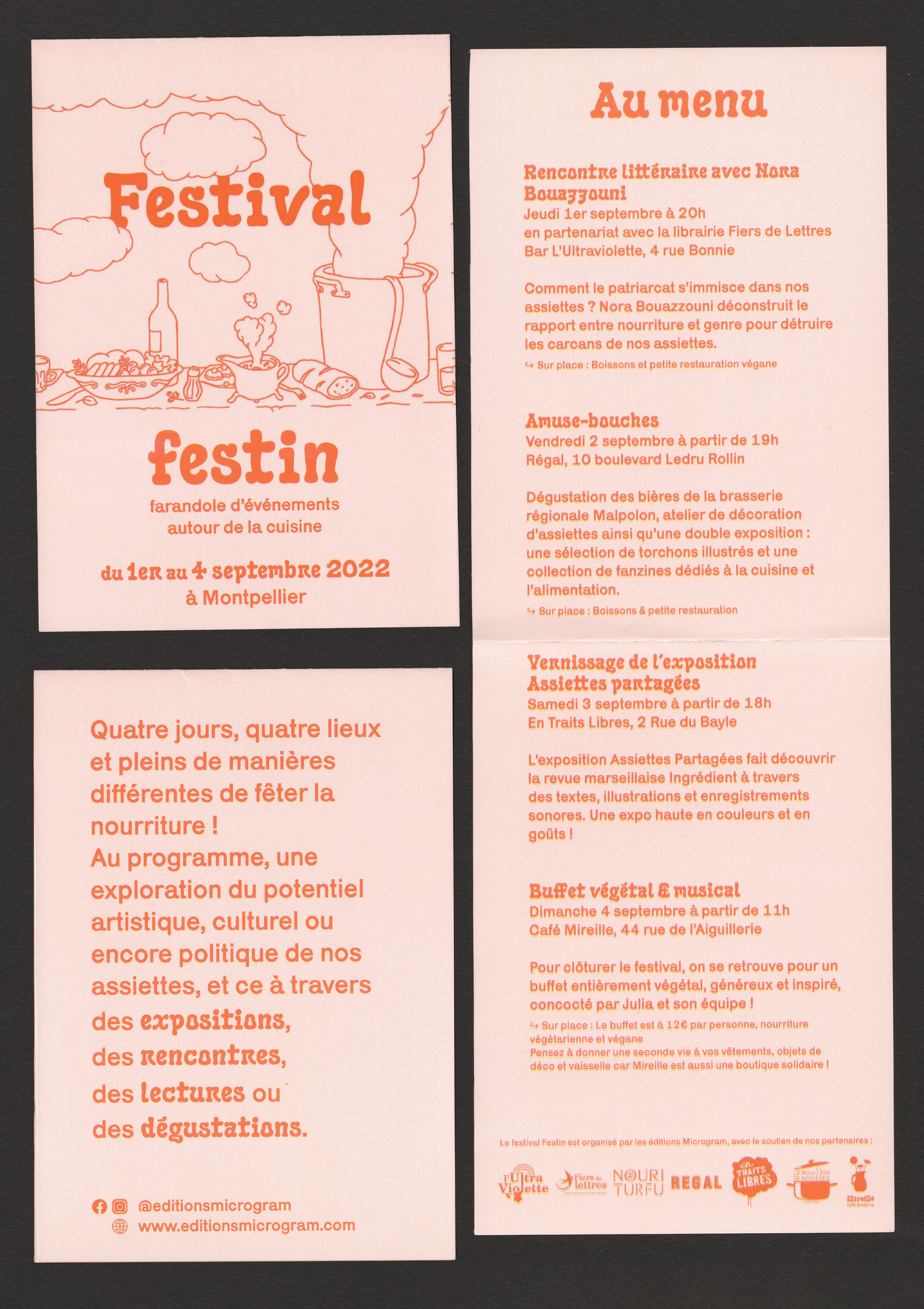 Festin festival, Montpellier - Fonts In Use
