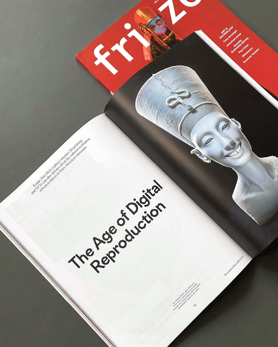 frieze magazine, No. 231 - Fonts In Use