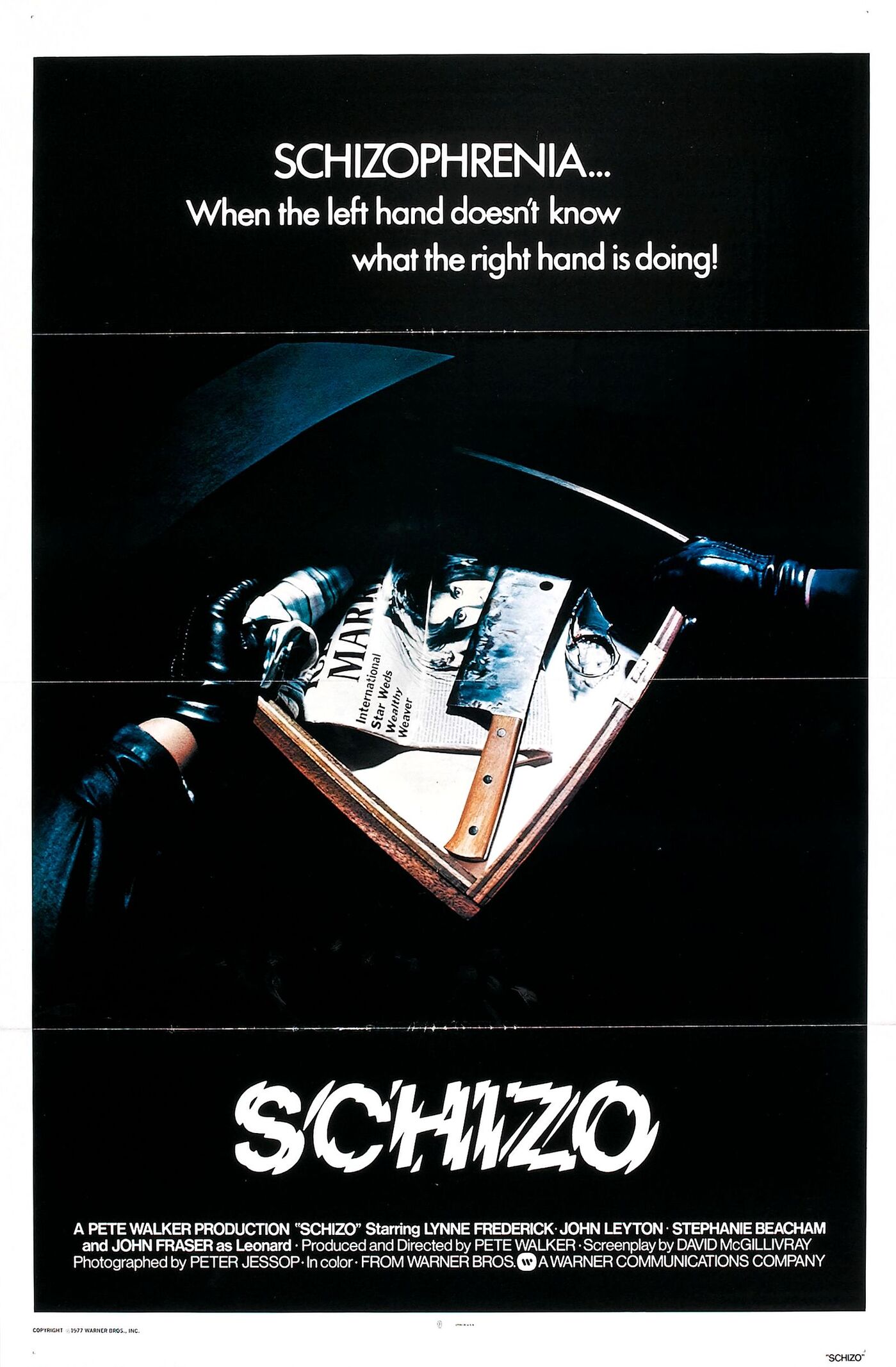 Schizo movie posters - Fonts In Use