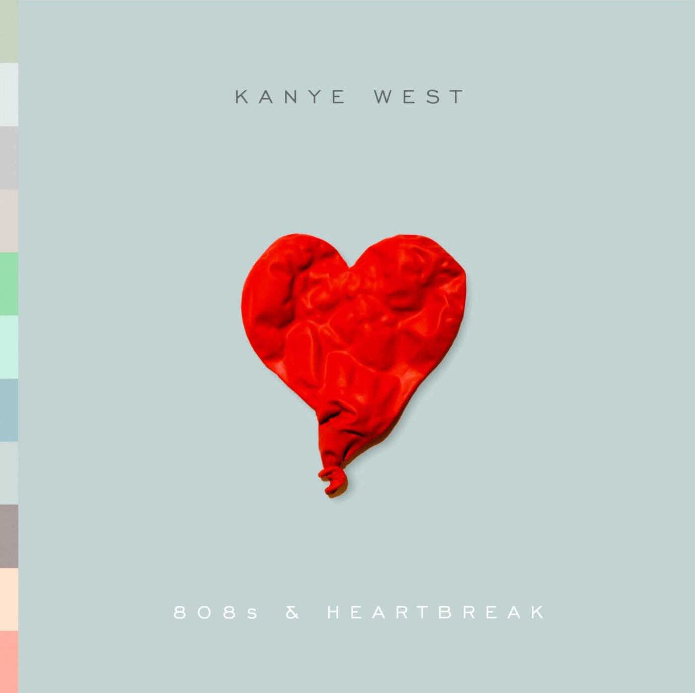 Kanye West – 808s & Heartbreak album art - Fonts In Use