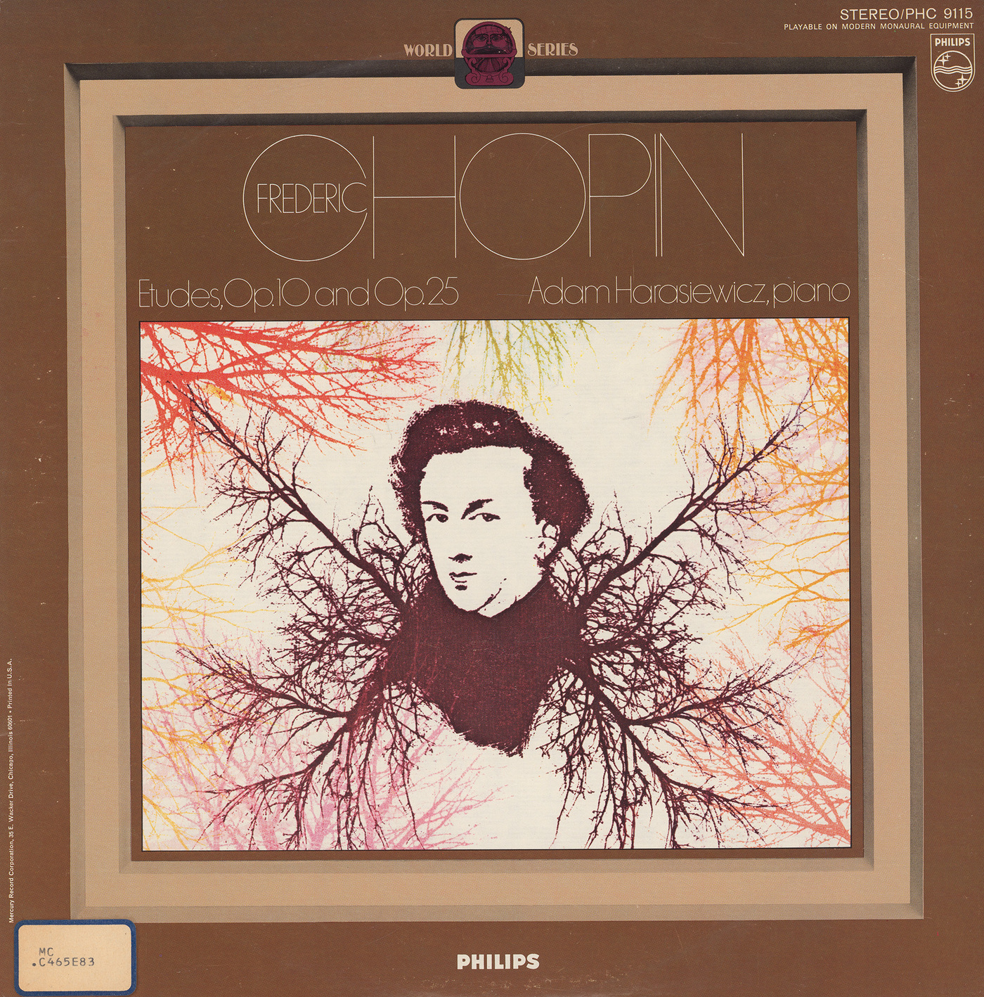 Chopin: Etudes, Op.10 and Op.25 album art - Fonts In Use