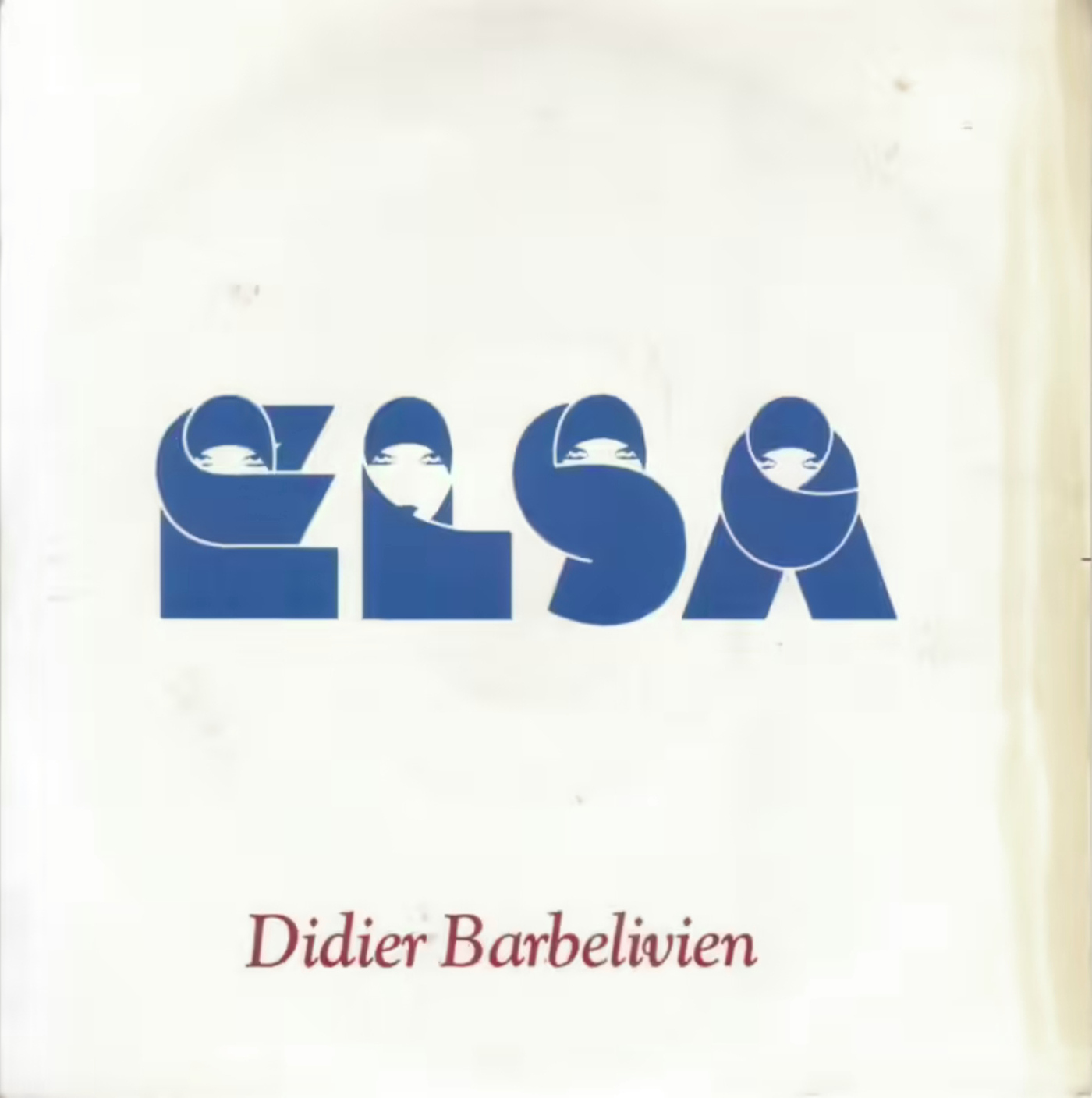 Didier Barbelivien – “Elsa” single cover - Fonts In Use