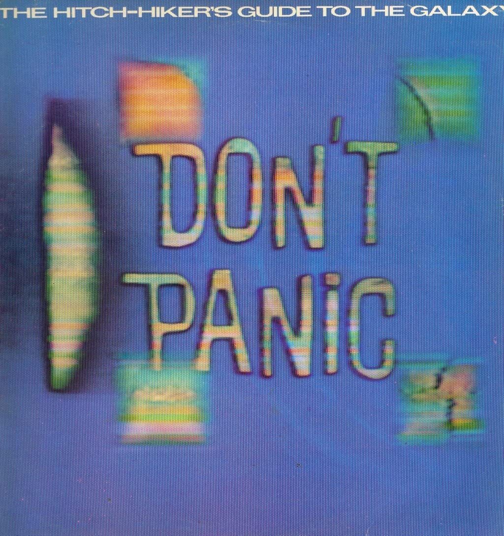 The Hitchhikers Guide to the Galaxy (1979 book and double LP) - Fonts ...