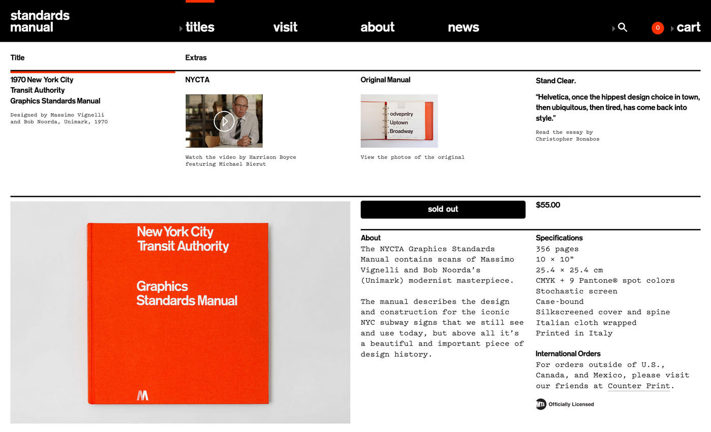 Standards Manual - Fonts In Use